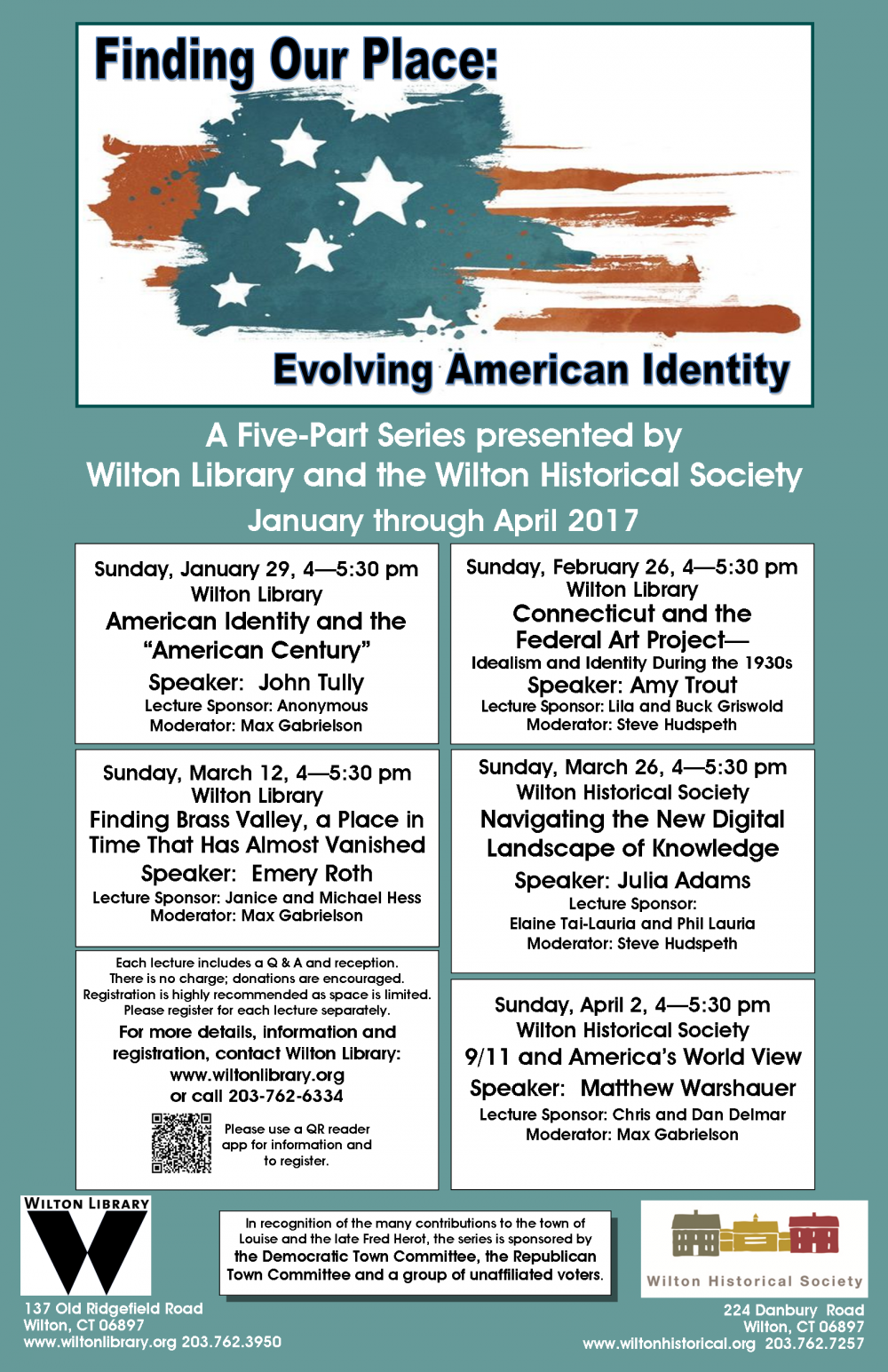 Scholarly Lecture Series | Wilton Historical Society