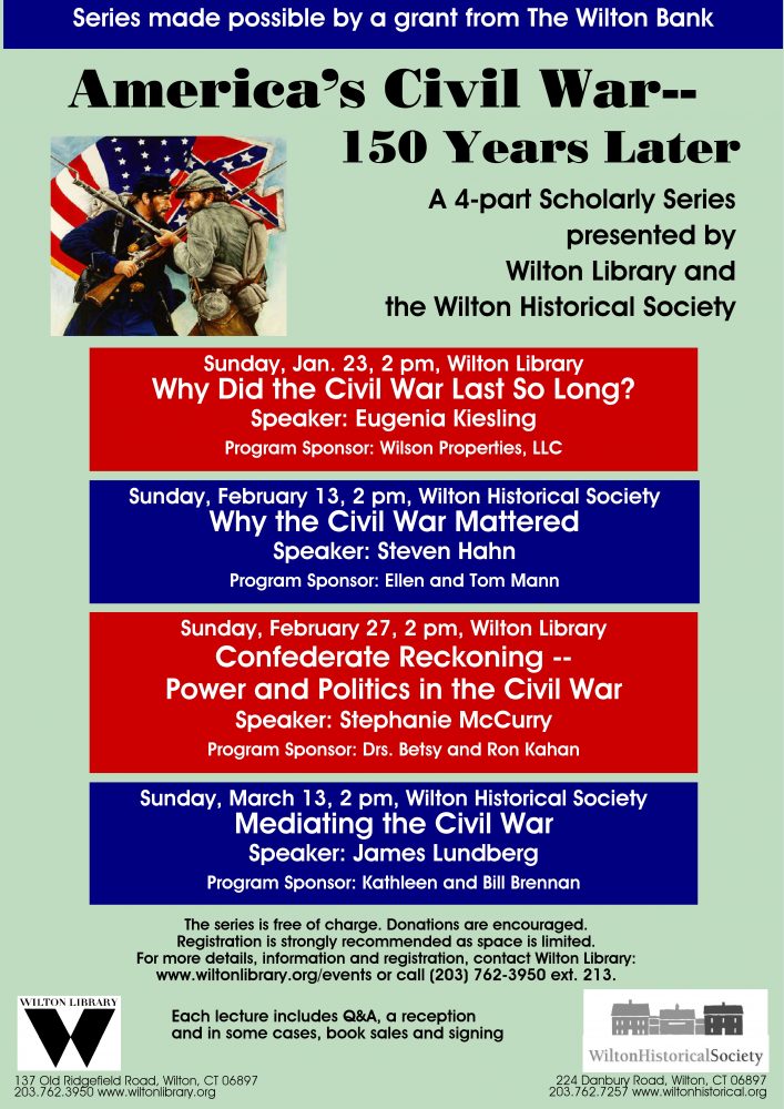 Scholarly Lecture Series | Wilton Historical Society