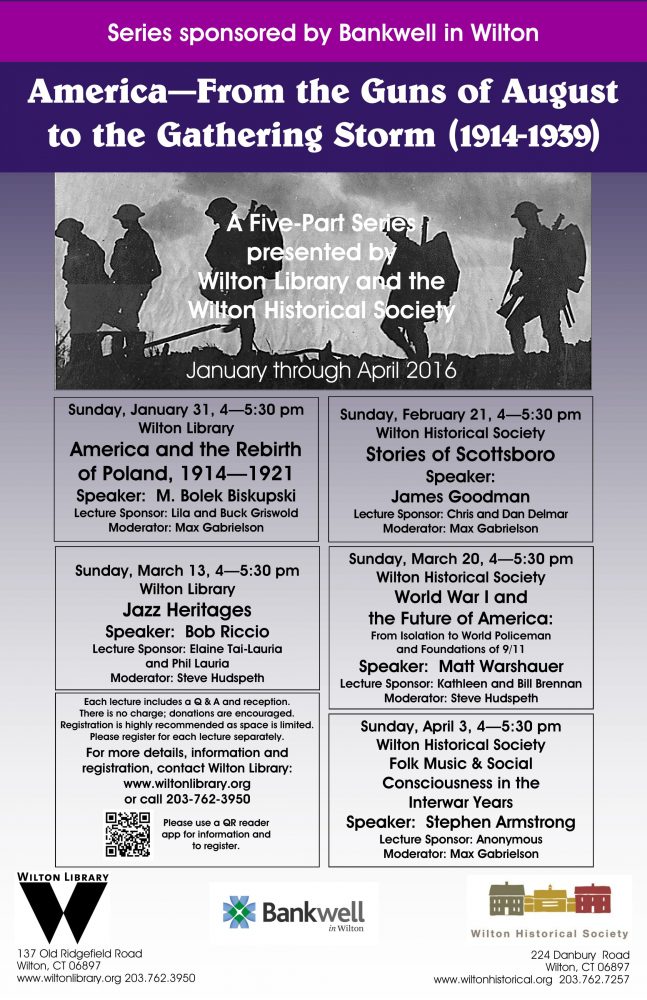 Scholarly Lecture Series | Wilton Historical Society