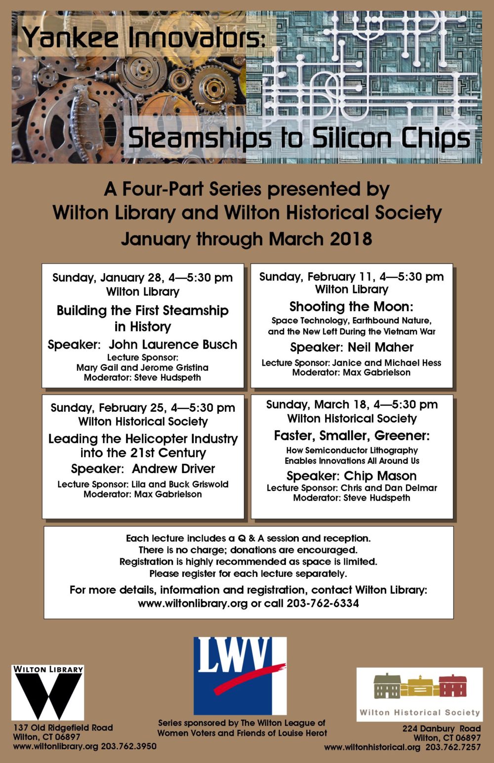 History Lecture Series - Wilton Historical Society